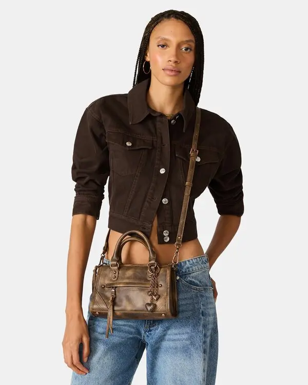Steve Madden Elide Bag - Brown Distressed