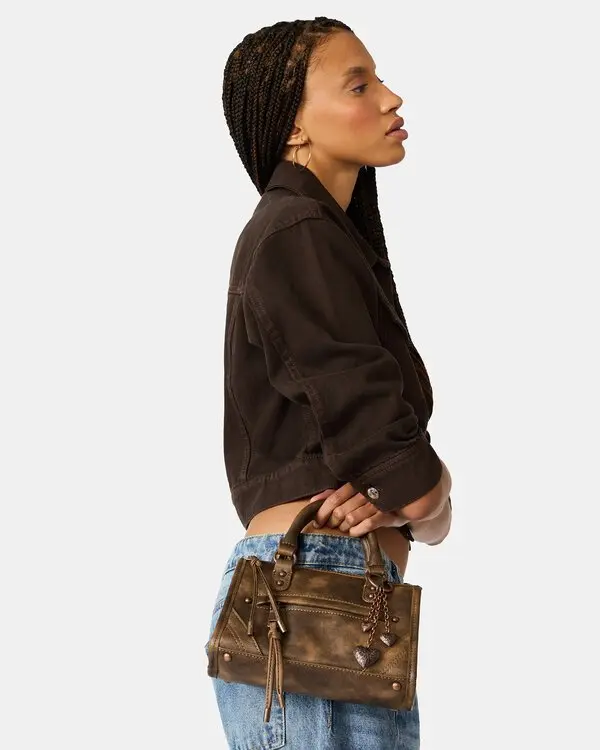 Steve Madden Elide Bag - Brown Distressed