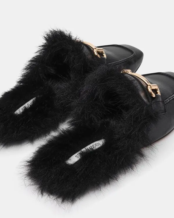 Steve Madden Romeo Faux Fur Flat & Sefina Bag Bundle