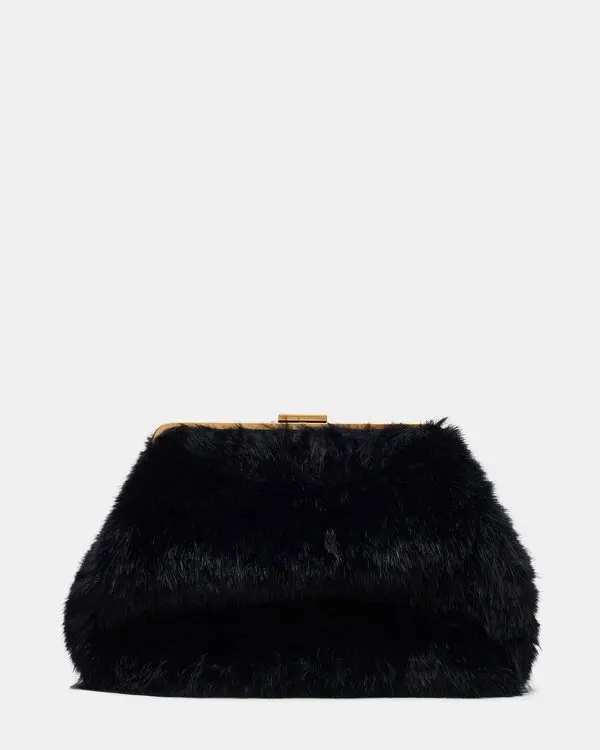 Steve Madden Romeo Faux Fur Flat & Sefina Bag Bundle