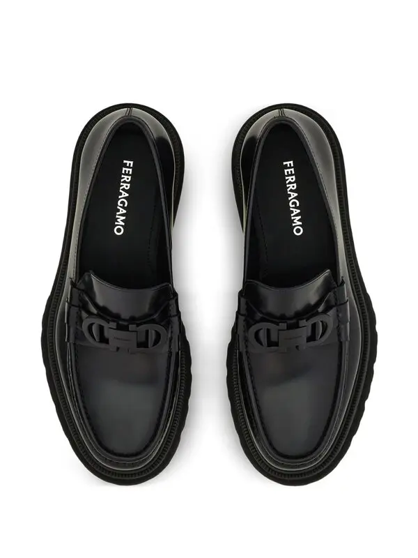 FERRAGAMO Gancini Ornament Loafers