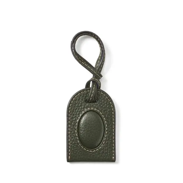 ASPINAL OF LONDON Hudson Perso Charm In Milled Pebble - Green