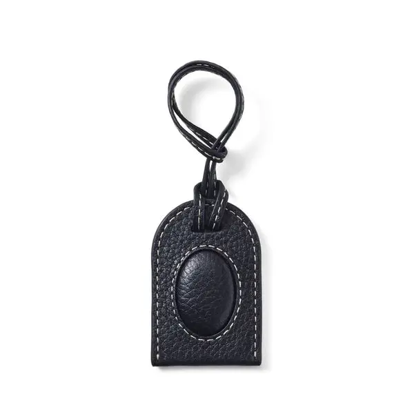 ASPINAL OF LONDON Hudson Perso Charm In Milled Pebble - Navy