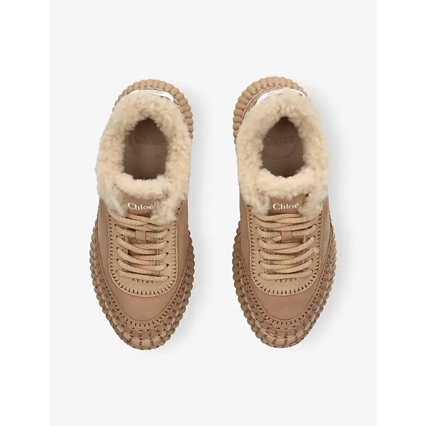 Chloé Nama Runner Leather Trainers