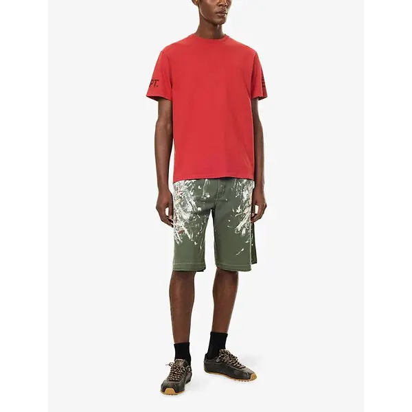 GALLERY DEPT. Platoon Paint-splatter Cotton Shorts