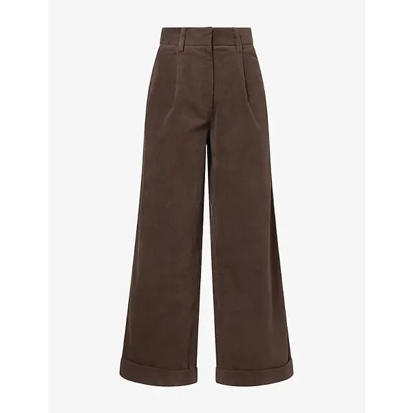 4TH & RECKLESS Hughes Tailored Corduroy Cotton Trousers