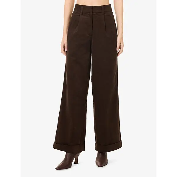 4TH & RECKLESS Hughes Tailored Corduroy Cotton Trousers