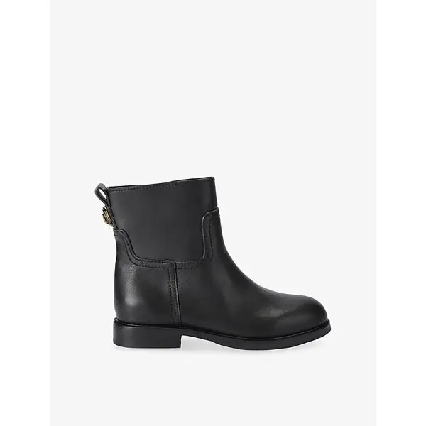 Kurt Geiger Sloane Leather Ankle Boots - Black