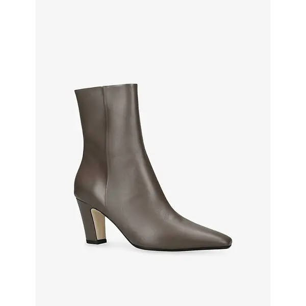 AeydĒ Maris 75 Leather Heeled Ankle Boots