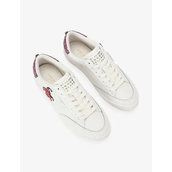 Kurt Geiger London Patch Leather Trainers