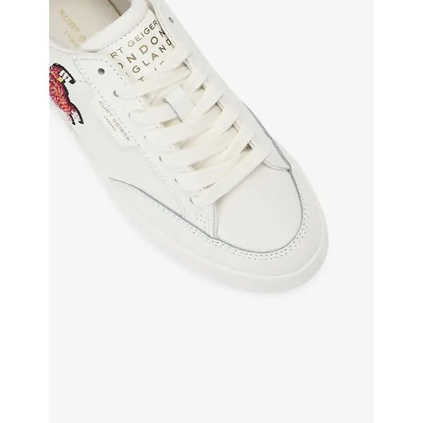 Kurt Geiger London Patch Leather Trainers