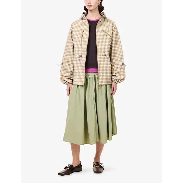 DAMSON MADDER Matilda Gingham Waterproof Raincoat