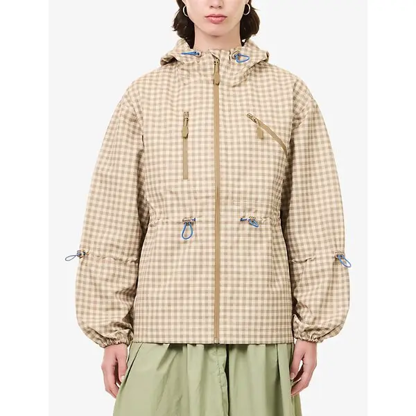 DAMSON MADDER Matilda Gingham Waterproof Raincoat