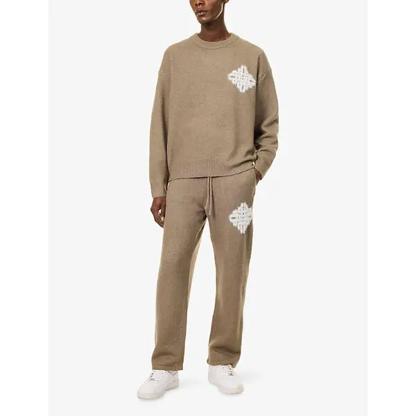 THE COUTURE CLUB Emblem Crew-neck Knitted Jumper