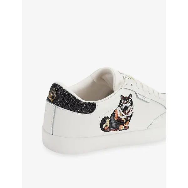 Kurt Geiger London Patch Leather Trainers