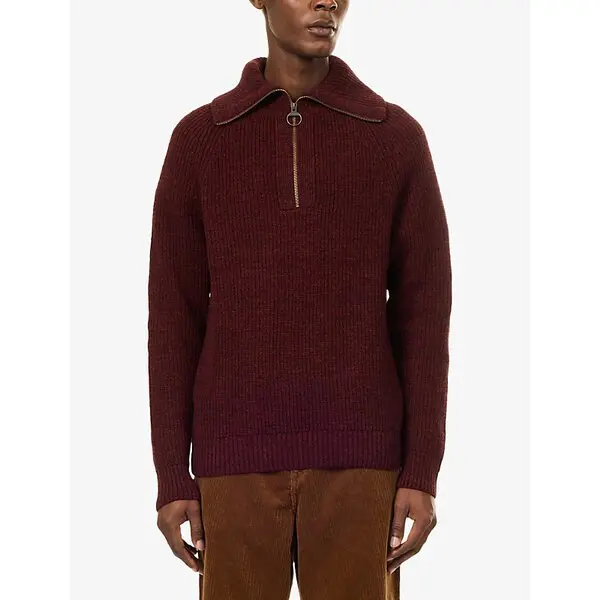 Barbour Riggbay Half-zip Wool Jumper