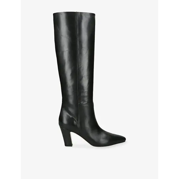 AeydĒ Silva 75 Leather Heeled Knee-high Boots