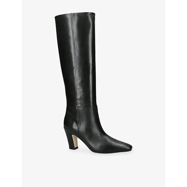 AeydĒ Silva 75 Leather Heeled Knee-high Boots