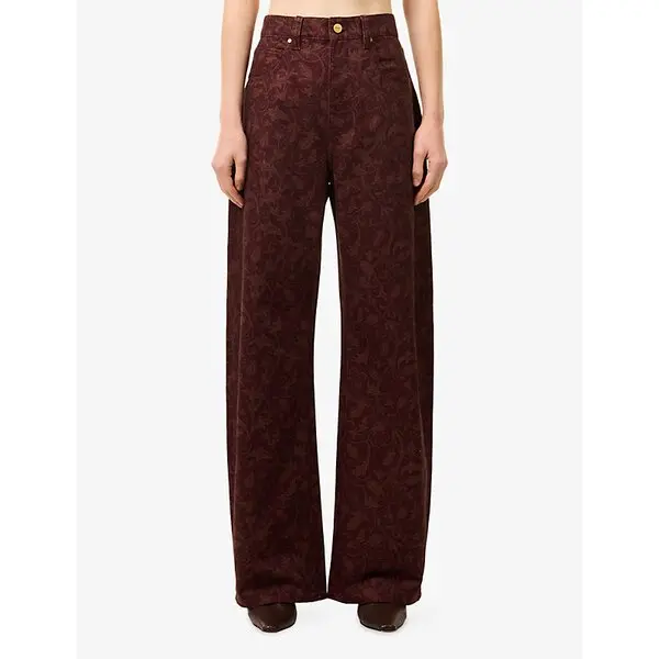 Paige Arellia Wide-leg Denim Jeans