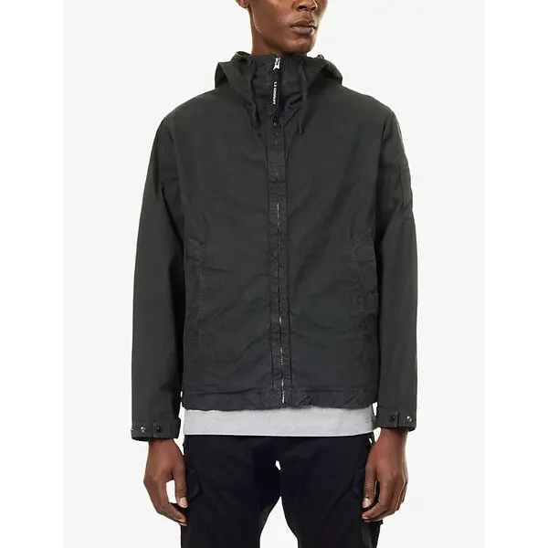 C.P. COMPANY Microreps Zip-up Cotton Jacket