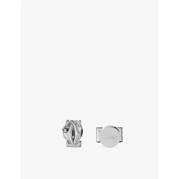 Cartier Double C De Sterling- Cufflinks - Silver