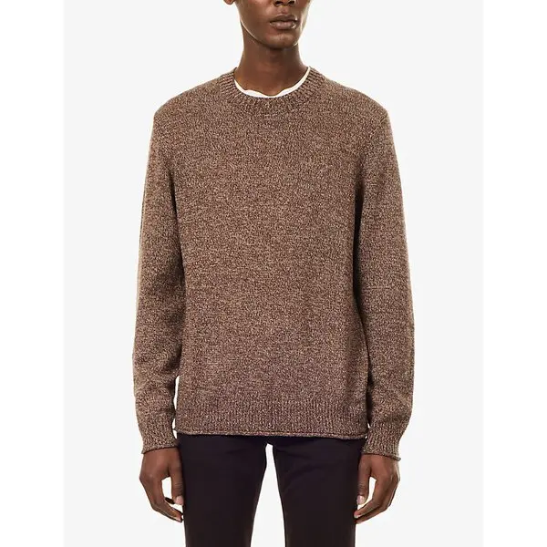 Paige Cortazo Crew-neck Cotton-knit Jumper - Twisted Pinecone