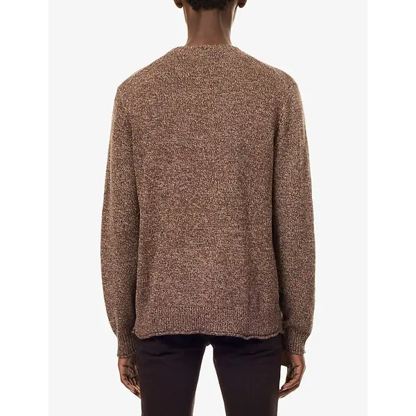 Paige Cortazo Crew-neck Cotton-knit Jumper - Twisted Pinecone