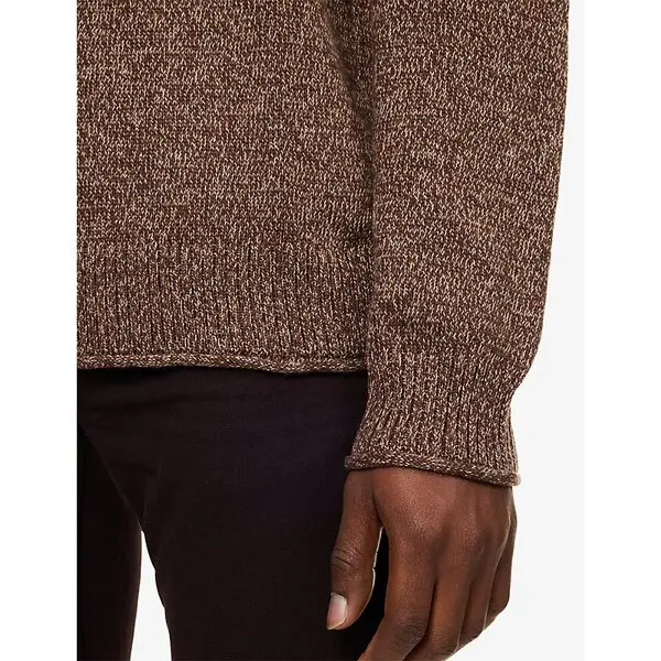 Paige Cortazo Crew-neck Cotton-knit Jumper - Twisted Pinecone