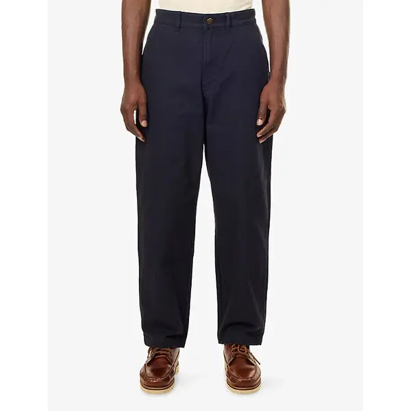 Barbour Ursula Straight-leg Cotton-canvas Trousers