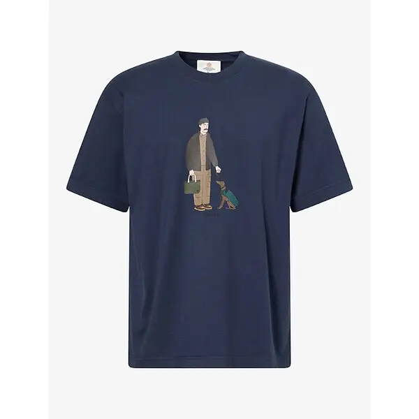 Barbour Fordyce Graphic-print Cotton T-shirt