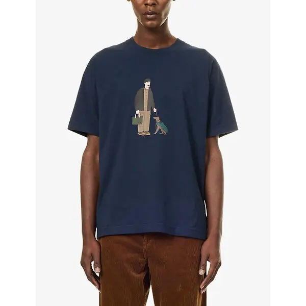 Barbour Fordyce Graphic-print Cotton T-shirt
