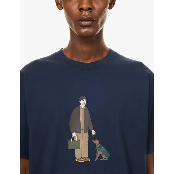 Barbour Fordyce Graphic-print Cotton T-shirt