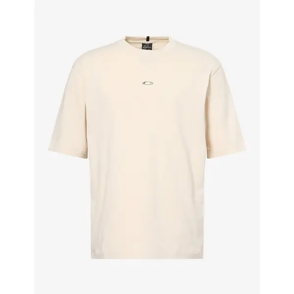 Oakley Reserve Strato Raised-logo Cotton T-shirt - Mist