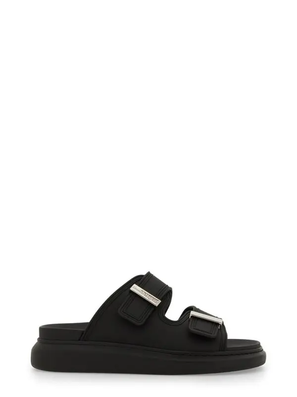 Alexander McQueen Oversized Hybrid Sandal - Black