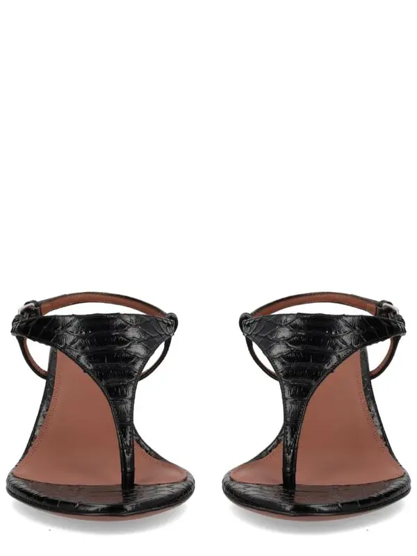 Paris Texas Sandalo Nina Con Tacco - Black