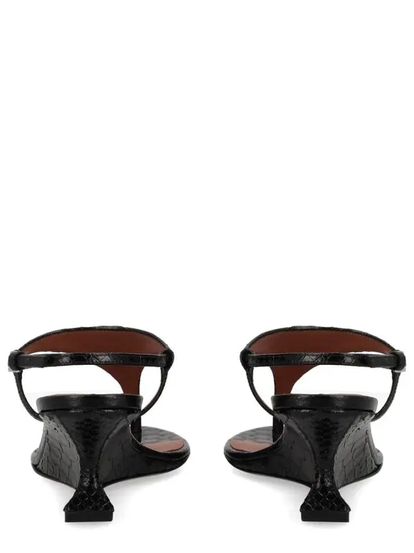 Paris Texas Sandalo Nina Con Tacco - Black