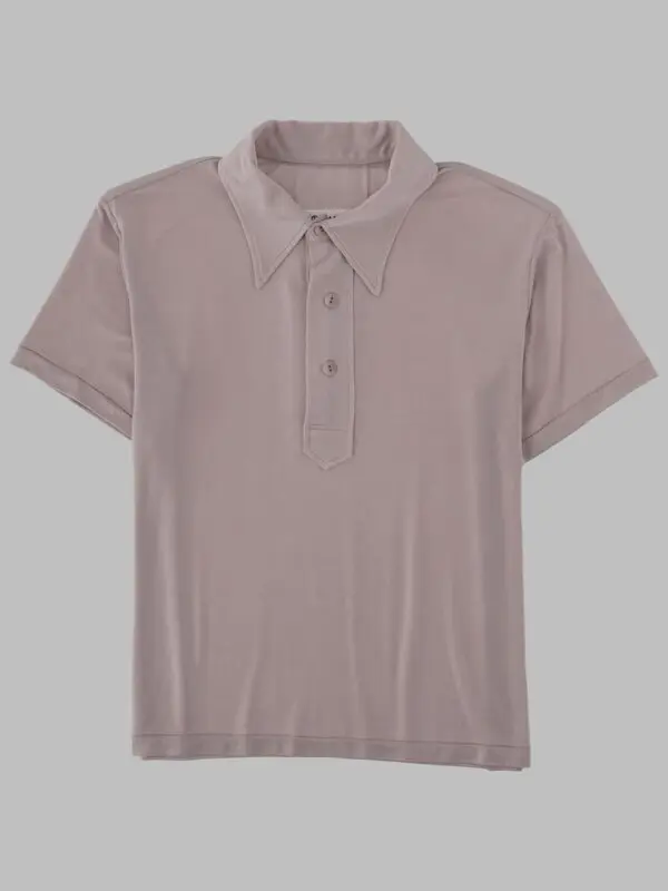MAISON MARGIELA Polo In Cupro - Cream