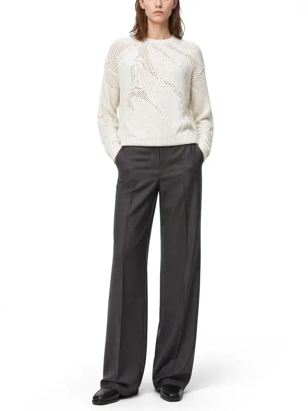 Max Mara Pantalone Sartoriale In Lana