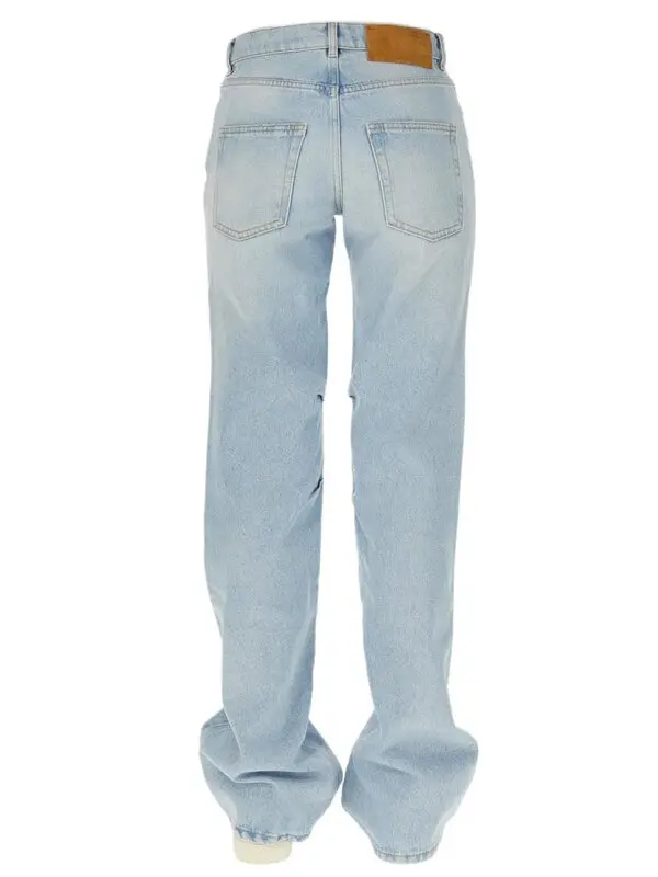 Off-White Beach Baby Baggy Jeans - Blue