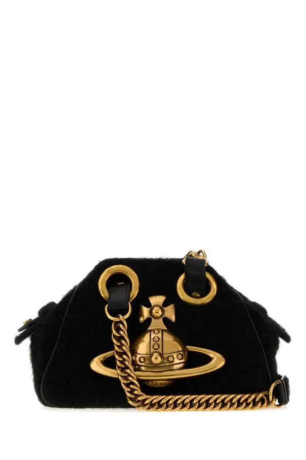 VIVIENNE WESTWOOD Fabric Archive Orb Chain Shoulder Bag