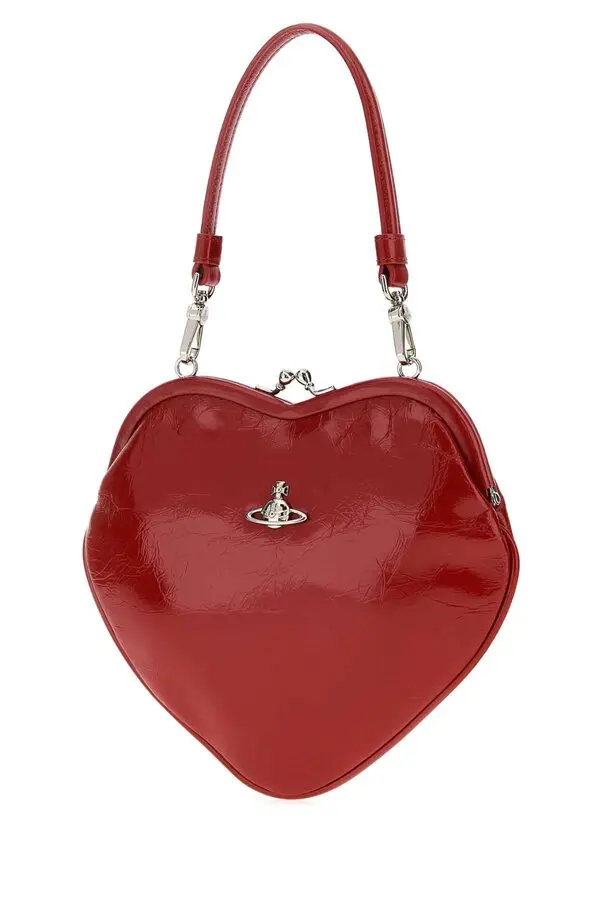 VIVIENNE WESTWOOD Leather Belle Heart Frame Handbag