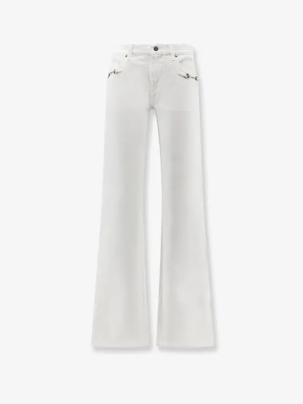 Gucci Cotton Denim Trousers With Hook