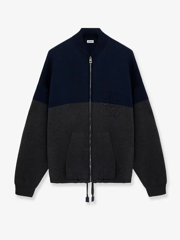 Loewe Cotton Blend Zipup Cardigan