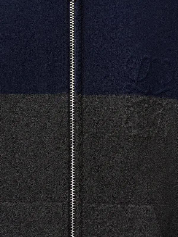 Loewe Cotton Blend Zipup Cardigan