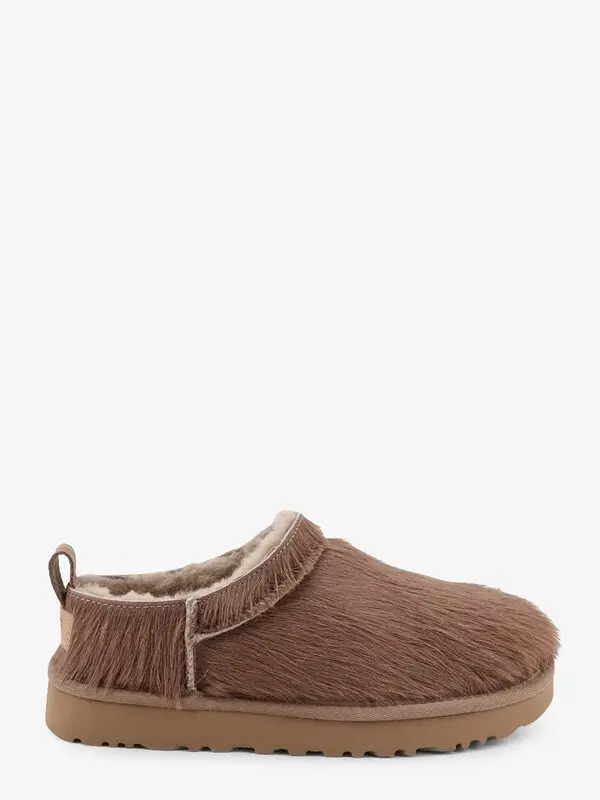 UGG Classic Micro Calf Hair Loafers In Pony Skin - Brown