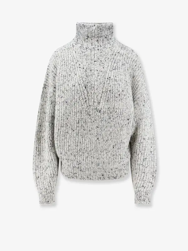 MARANT ETOILE Cotton Blend Sweater - Grey
