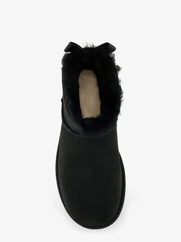 UGG Ultra Mini Bailey Bow Suede Ankle Boot