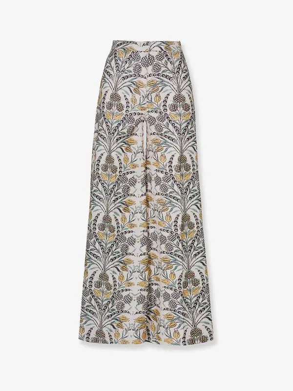 PHILIPPA 1970 Jazmin Printed Cotton Trousers