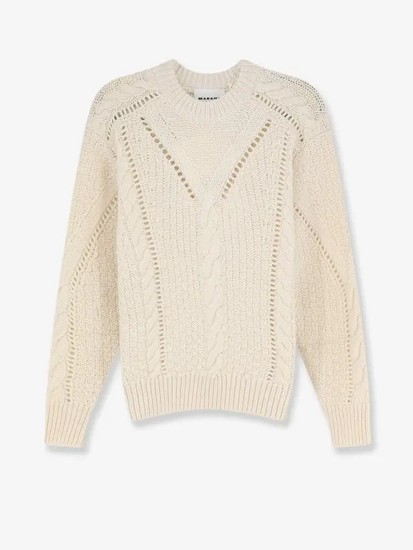 MARANT ETOILE Wool Blend Sweater - Beige