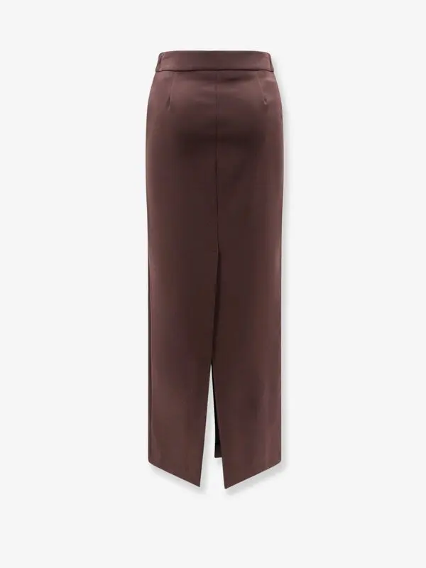 ACTUALEE Satin Pencil Skirt